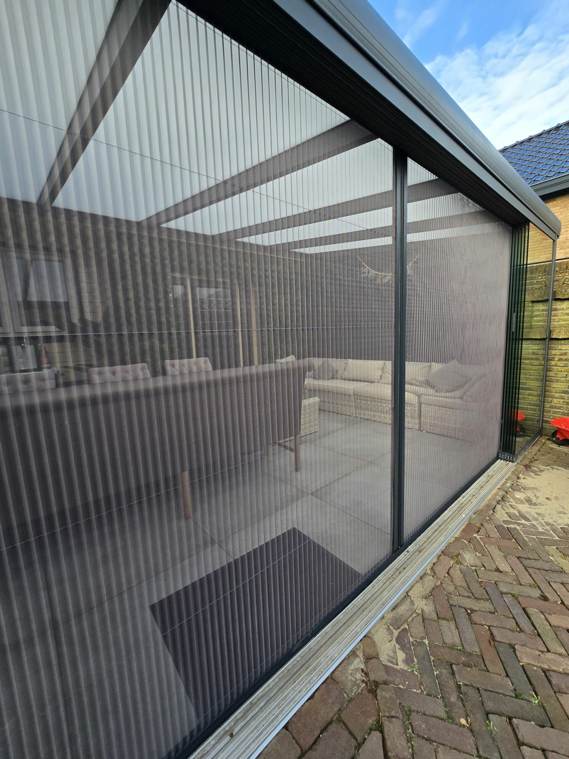 Dubbel horren deur - Plisse XXL Gratis op maat