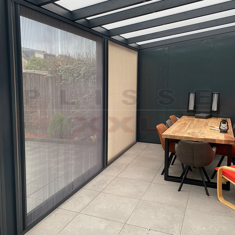 Veranda schuifpui gordijn - Plisse XXL